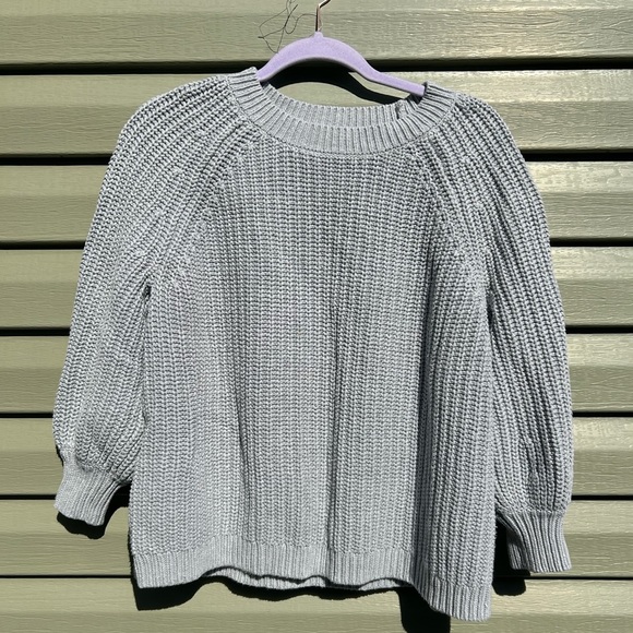 aerie | Sweaters | Cozy Grey Aerie Sweater Oversized Fit | Poshmark